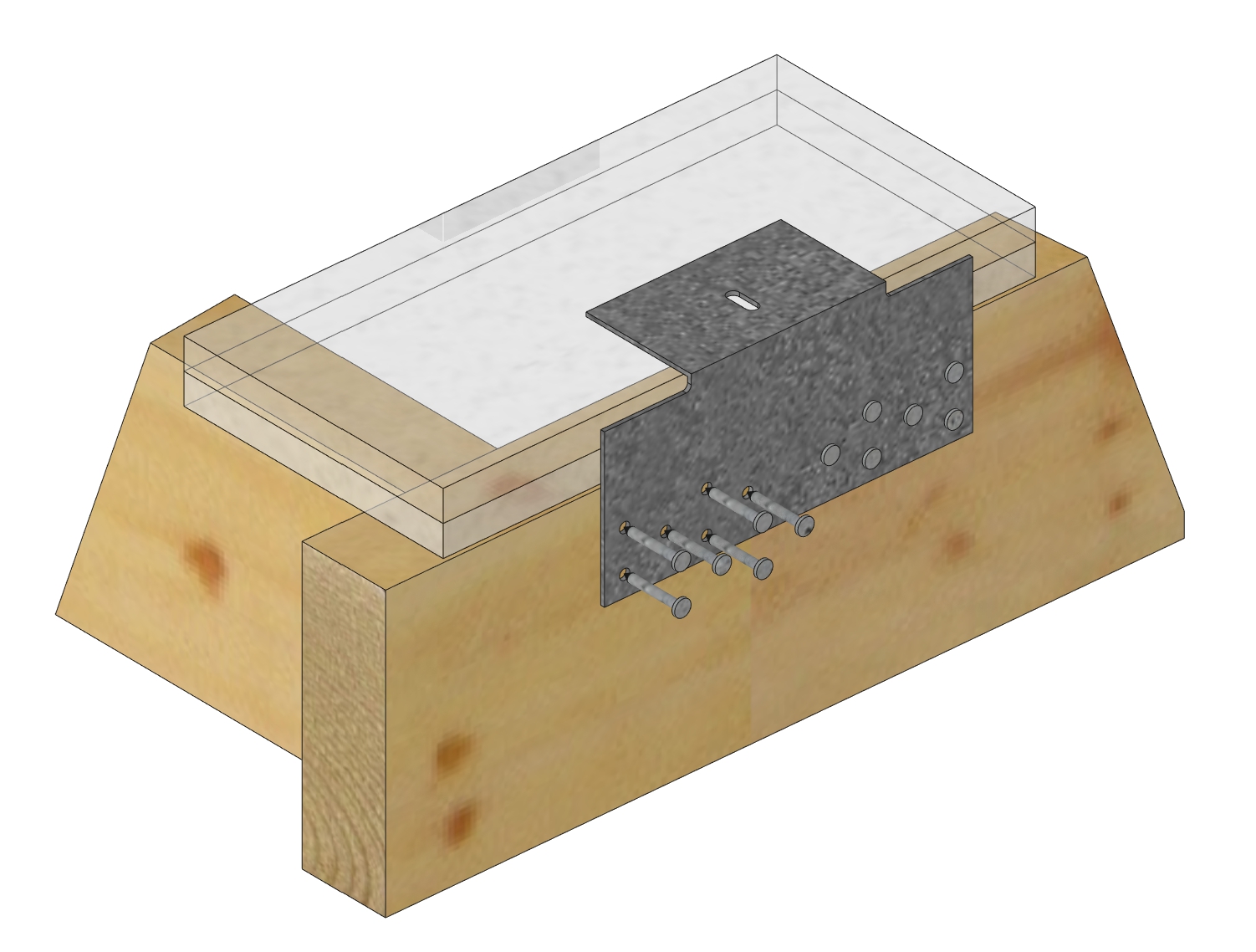 Two part shear connector - SC2P | Simpson Strong-Tie